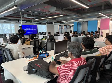 Yogesh Kumar Sukumaran Thanks Yogesh It Was A Nice Session 🙌🏽 Ai And Automation Krishna Kumar