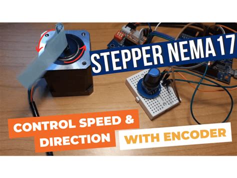 Stepper Motor Use Encoder To Control Speed Direction
