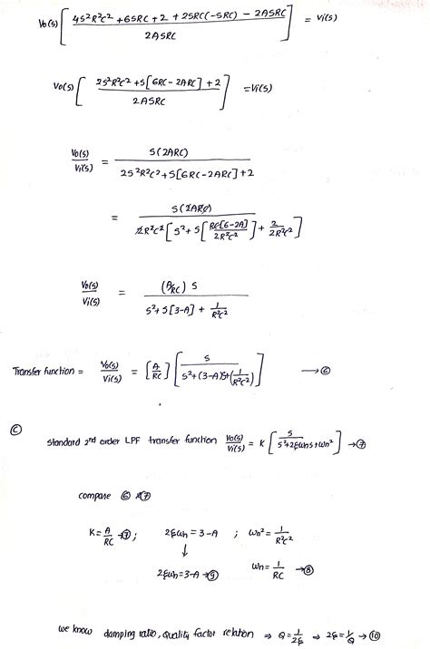 Solved Consider The Sallen Key Circuit Below A Upon Inspection By Course Hero