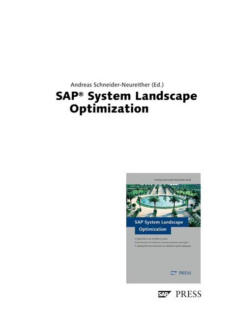 Pdf Sap System Landscape Optimization Techtargetmediatechtarget