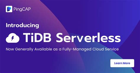 Tidb Serverless Ga Yu Dong