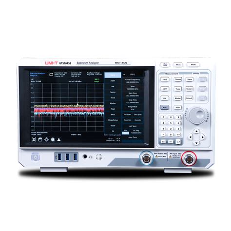 Uni T Uts1015t Spectrum Analyzer 15 Ghz Touchscreen Elongeyes Instruments