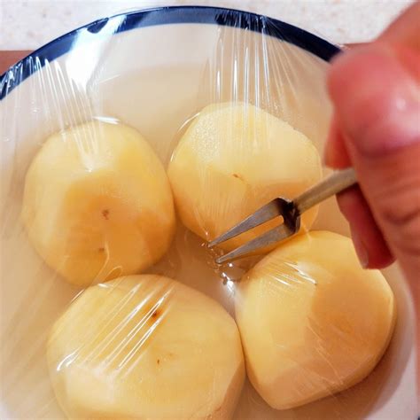 초간단 전자레인지 감자 맛있게 삶는법