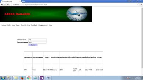 Cargo Management System Net Project 1000 Projects