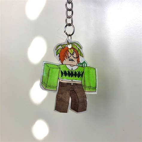 Custom Roblox Avatar Keychains Etsy