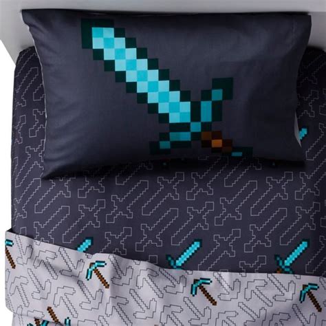 Minecraft® Sheet Set Minecraft Bedding Minecraft Bedroom Minecraft Sheets