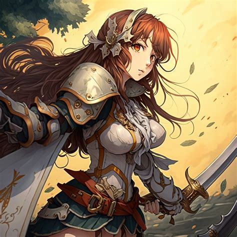 Anime Girl Warrior By Ekaterinadyatlova On Deviantart