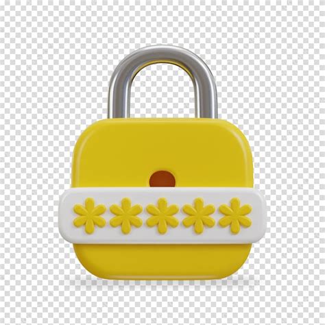 Premium Psd Padlock And Password Icons 3d Pin Code Password Icon 3d