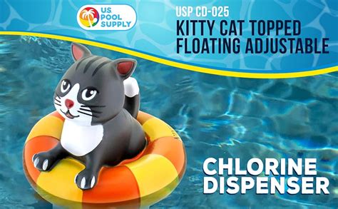 Us Pool Supply Kitty Cat Floating Pool Chlorine