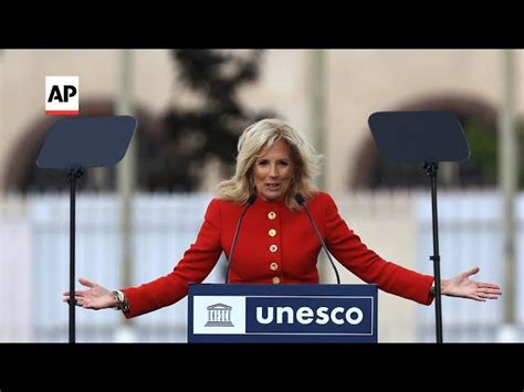 Americans For Unesco On Linkedin Jill Biden In Paris To Commemorate U