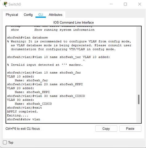 shfwhn konfigurasi vlan di cisco ios mode cli