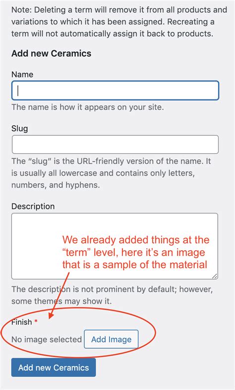 Adding Fields To Woocommerce Attributes Not Attribute Terms Acf Support