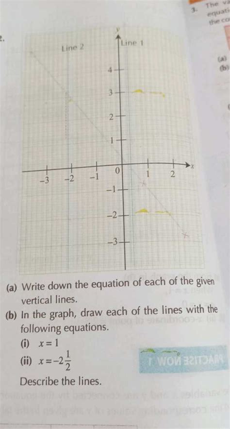 A Write Down The Equation Of Each Of The StudyX