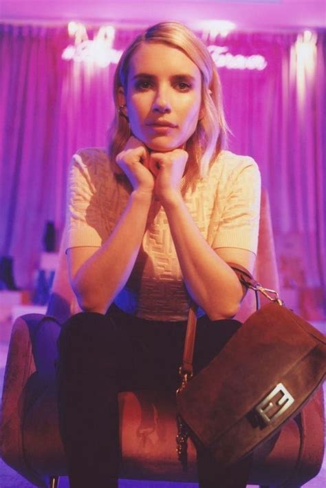 Emma Roberts And Amanda Seyfried For Fendi Baguette Emma Roberts