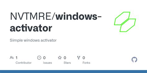 Github Nvtmre Windows Activator Simple Windows Activator