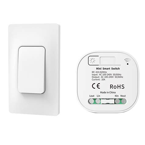 self powered wireless light switch and receiver kit no battery remote