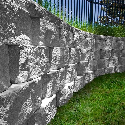 Oldcastle 6 In H X 1775 In L X 9 In D Gray Concrete Retaining Wall