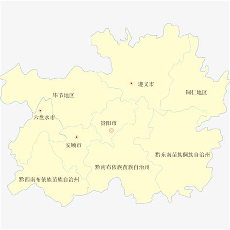 高清贵州省地图 快图网 免费PNG图片免抠PNG高清背景素材库kuaipng