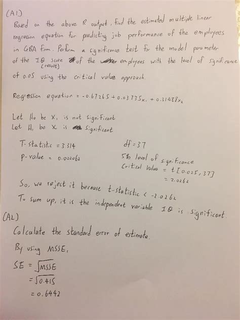 Solved This Problem Has Been Solved Including The Steps A1 Chegg Com