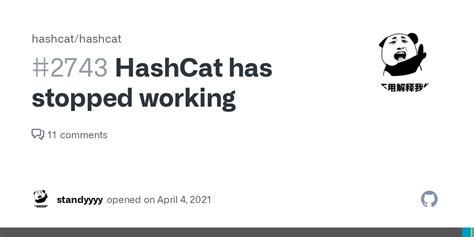hashcat has stopped working · issue 2743 · hashcat hashcat · github
