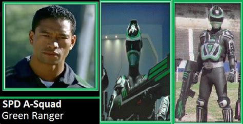 Power Rangers Spd A Squad Green Ranger