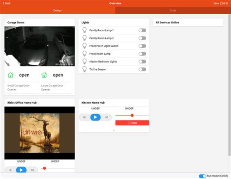 Pages Custom Widgets Openhab