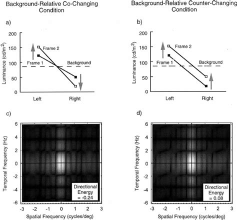 Experiments 4 And 5 Graphical Representation Of Two Frames Of Stimuli
