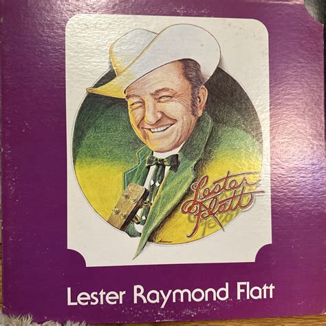 Lester Flatt Lester Raymond Flatt Vinyl Lp Record 1975 Bluegrass