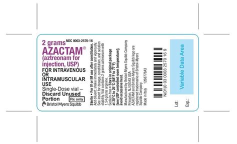 Azactam Package Insert Prescribing Information