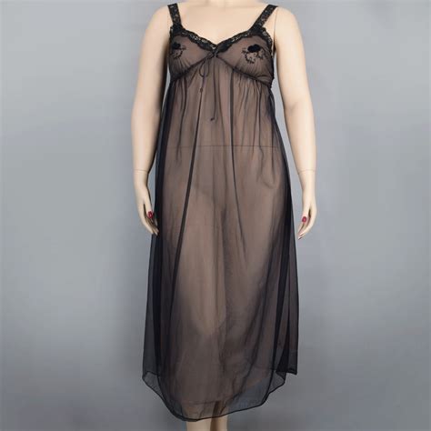 See Through Nightgowns Etsy