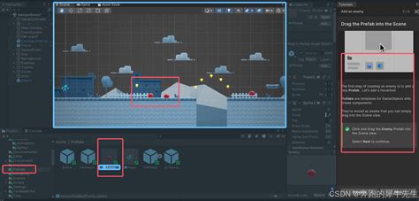 Unity学习1：第1个template的项目platformer 学习log4netplasticdll Could Not Be