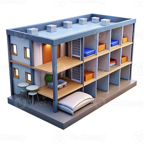 Wonderful Traditional Student Dormitory Modular Rooms Communal Study
