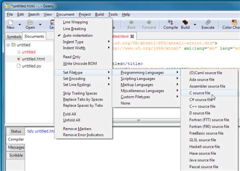 Geany Is Lightweight Ide With Built In Compiler Now For Windows