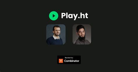 Hammad Syed On Linkedin Launch Yc Playht The Generative Ai Voice