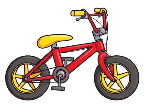 Premium Vector Bicycle Cartoon