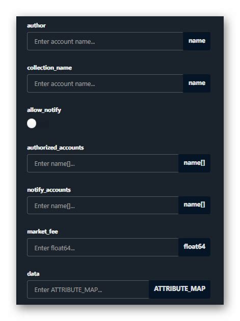 Collection Structure WAX Blockchain Documentation