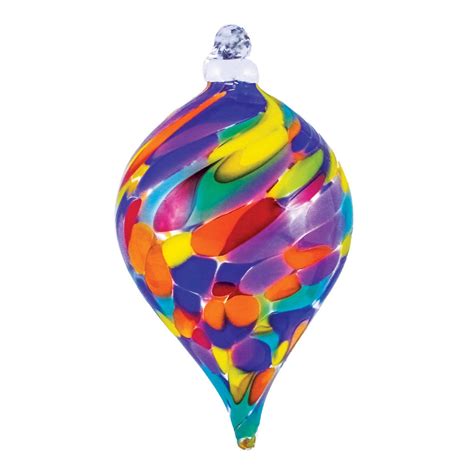 Finial Shaped Blown Glass Ornaments Lake Superior Art Glass