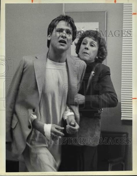 1981 Press Photo John Putch And Jean Stapleton In Angel Dusted On Nbc