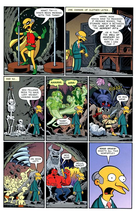 Read Online Simpsons One Shot Wonders Mr Burns Comic Issue Full