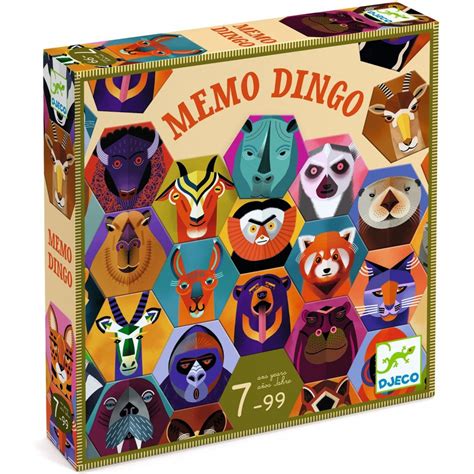 Jeu De Mémoire Memo Dingo Dès 7 Ans Djeco