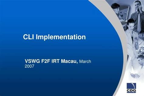 Ppt Cli Implementation Powerpoint Presentation Free Download Id236084