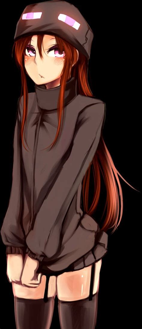Enderman Women Female Enderman Enderman Girl Waifu