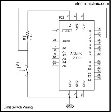 Arduino Uno Limit Switch Interfacing And Programming