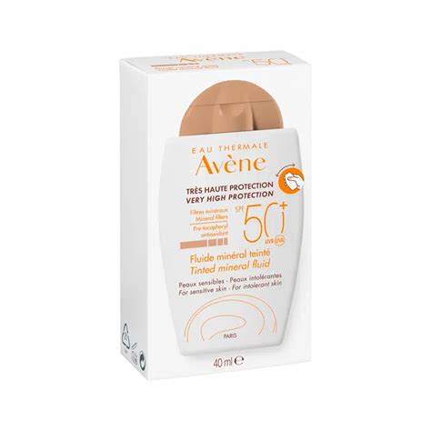 Avene Bloqueador Fluido Mineral Tt Fps50 40 Ml Clickderma