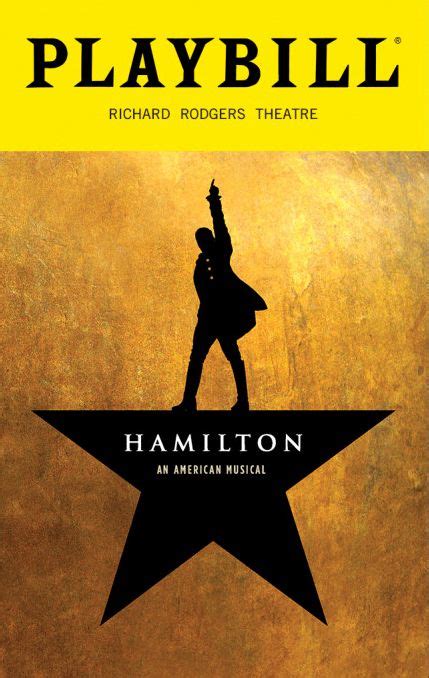 Playbill Template Free Fresh Hamilton The Musical December 2016