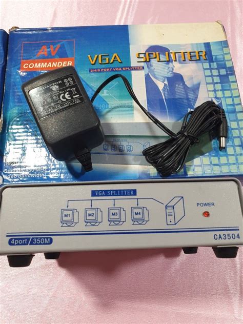 In Out VGA Splitter TV Home Appliances TV Entertainment Projectors On Carousell