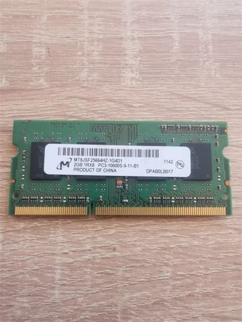 2GB DDR3 SoDIMM RAM