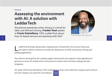 Assessing The Environment With Ai A Solution With Leddartech Just