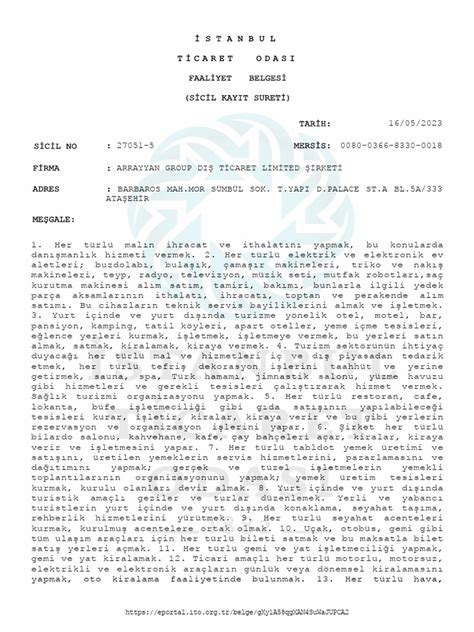 Faaliyet Belgesi Pdf