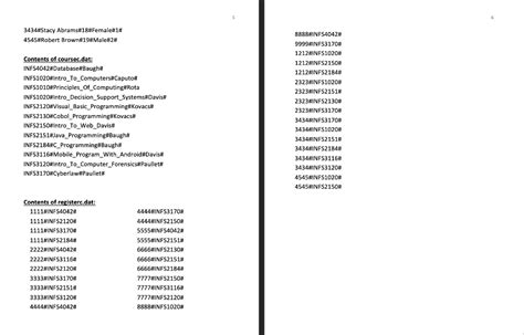 Solved 1 2 Overview This Program Will Store Information